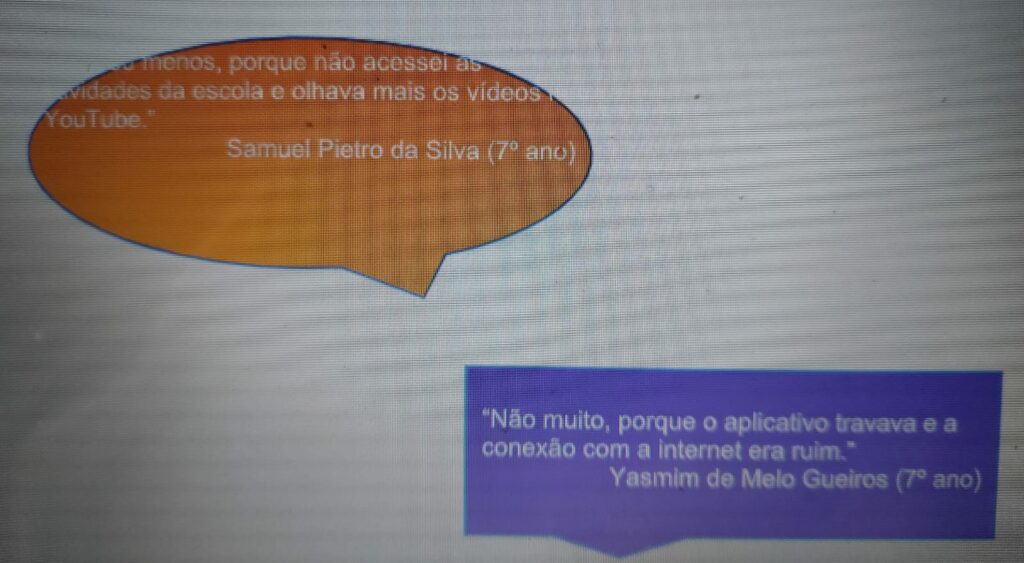 As redes sociais te ajudaram na conexão com a escola? De que forma ... As redes sociais te ajudaram na conexão com a escola? De que forma ...